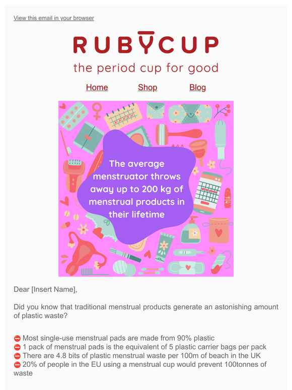 Ruby Cup: Plastic-Free July with Ruby Cup! 🌸 | Milled