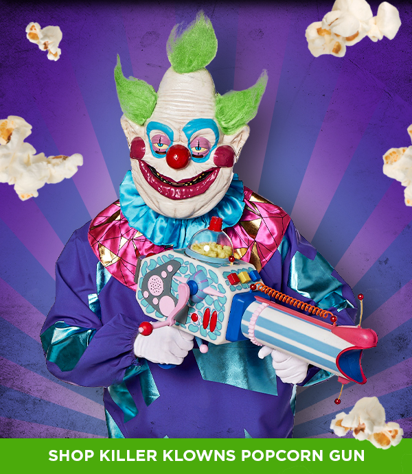 Spirit Halloween: 🤡 NEW Killer Klowns deluxe popcorn gun! | Milled