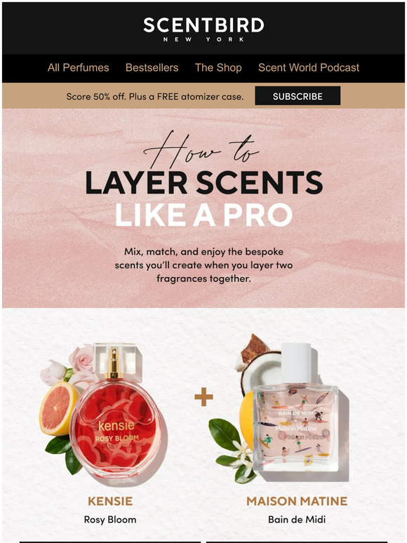 Scentbird: Master the art of scent layering | Milled