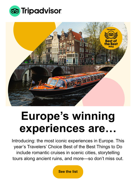 TripAdvisor: Europe’s top experiences in 2023 are… | Milled