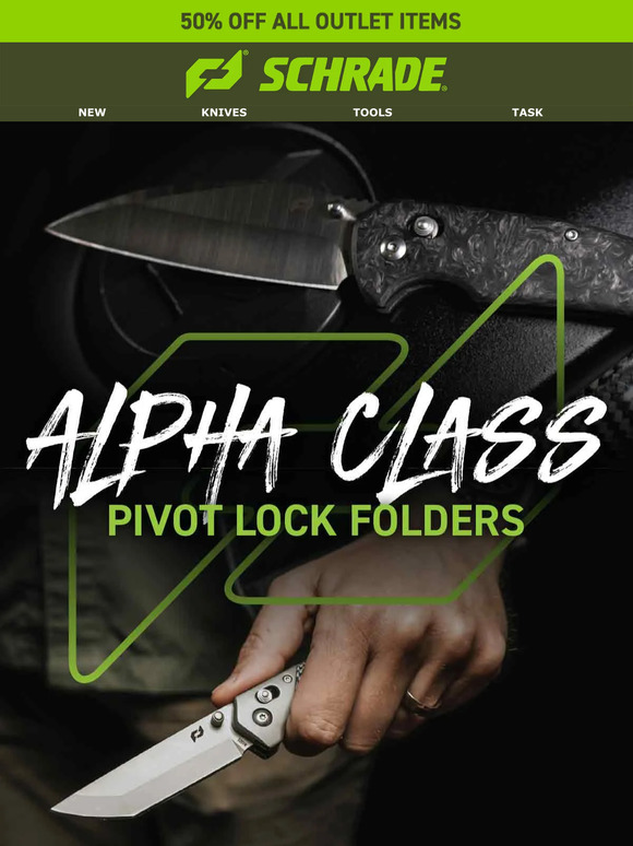 Schrade: Discover the Unmatched Quality and Uniqueness of Alpha Class ...