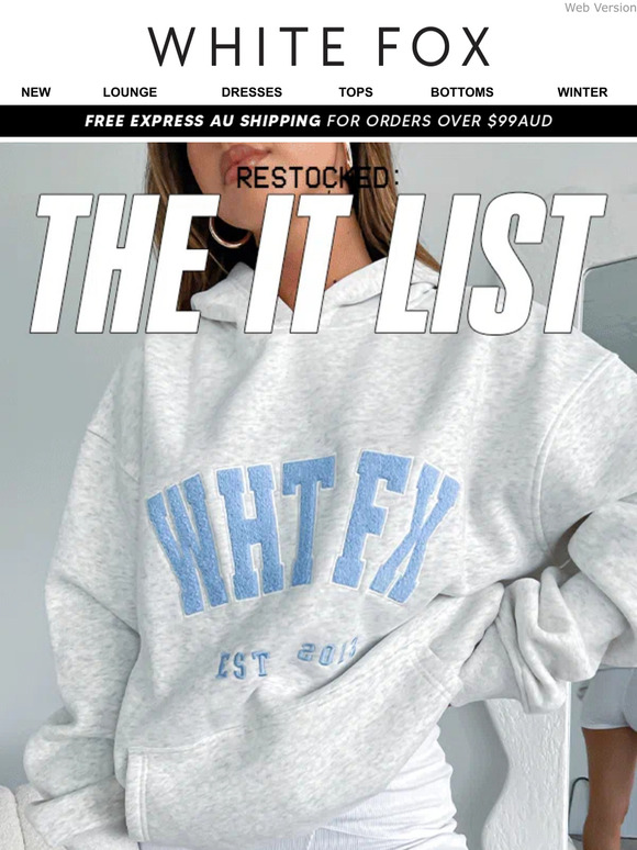 White Fox Boutique: THE RESTOCK YOU ASKED FOR 🤌🏼 | Milled