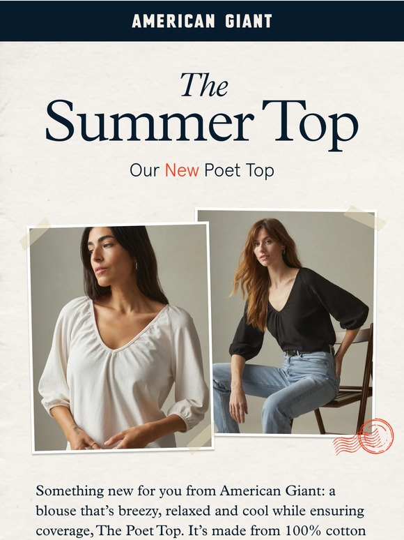 American Giant: The New Poet Top | Milled