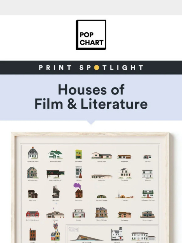 Pop Chart Lab: NEW: For the Film, Book & ARCHITECTURE Fan | Milled
