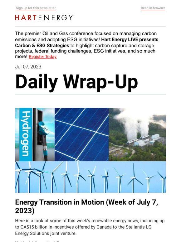 Hart Energy: Daily Wrap-Up: Energy Transition in Motion; Boston Group ...