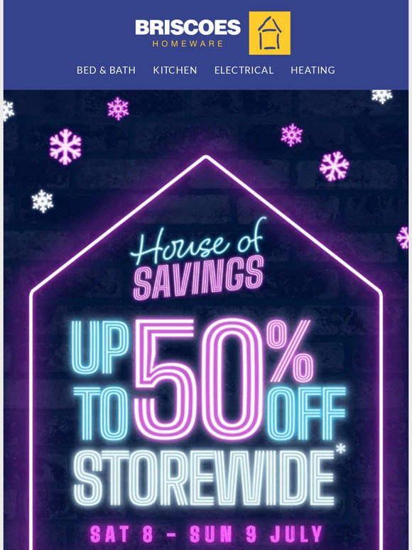 Briscoes: Up to 50% off STOREWIDE | Explore these Winter savings | Milled