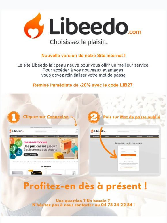 Libeedo: DERNIERS JOURS Notre site internet fait peau neuve ! | Milled