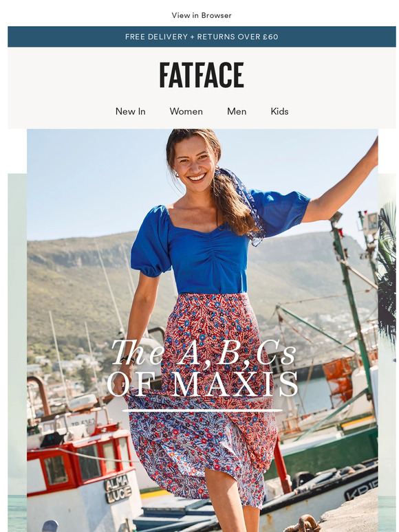 Fat Face: A love letter to maxi skirts 💌 | Milled