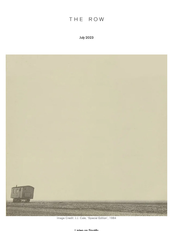 The Row: July 2023 | A Playlist by The Row | Milled