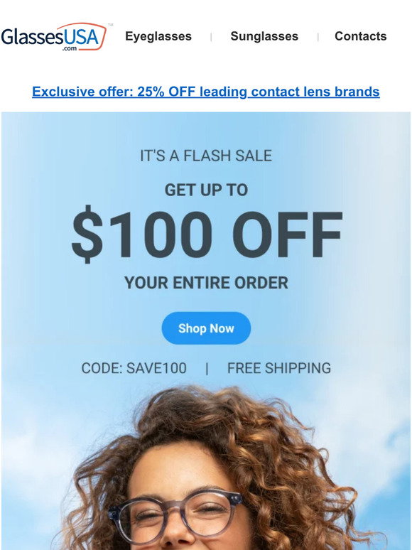 GlassesUSA: Your new favorite pair is inside this email (and it's up to ...