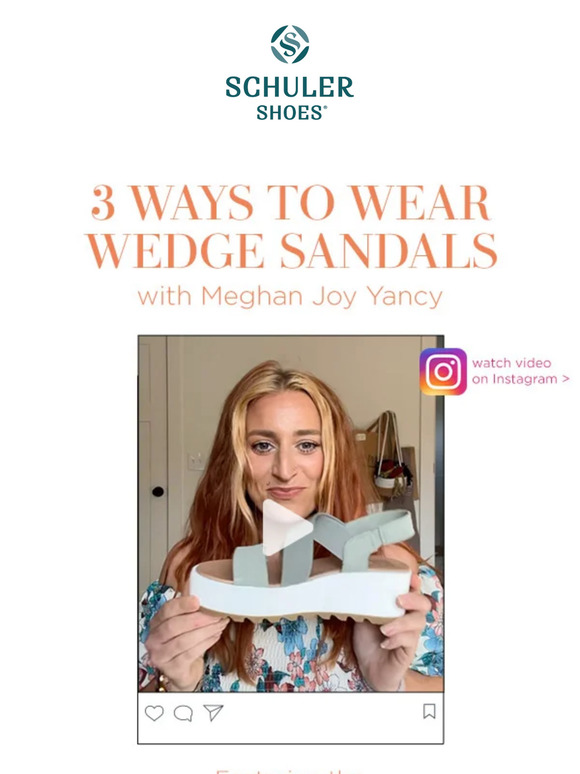 Schuler Shoes: Style tip: How to wear wedges | Milled