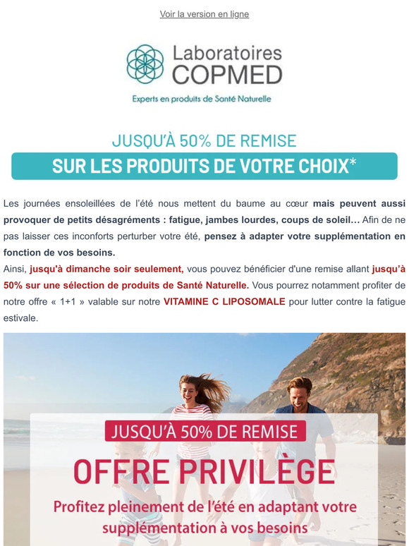 Copmed: 🌞 Cet été, adaptez votre supplémentation à vos besoins ! | Milled
