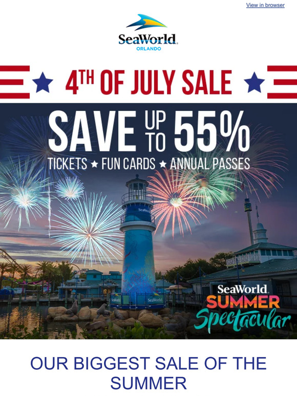 SeaWorld: Fill Your Summer With Fun! Tickets Now as Low as $57.99 | Milled