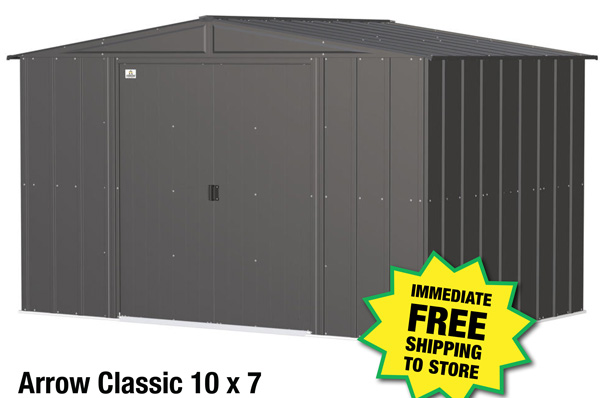 Menards: Arrow Steel Storage Shed UNDER $400! | Milled