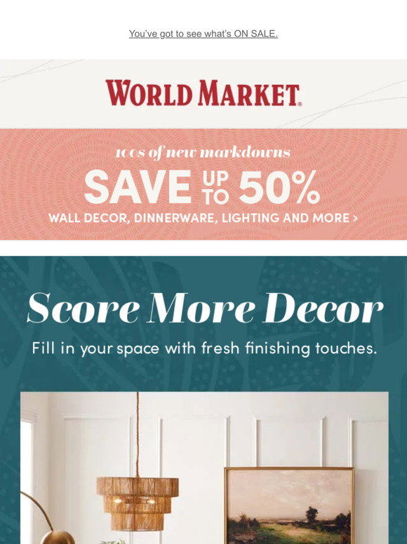 World Market: Affordable home makeovers start with DECOR! | Milled