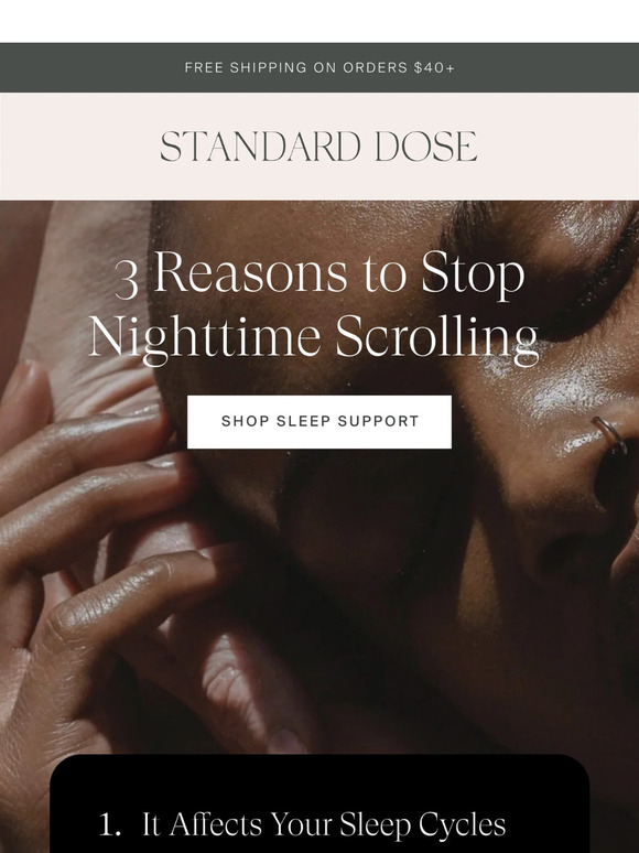 Standard Dose: How scrolling affects your sleep 📱 | Milled
