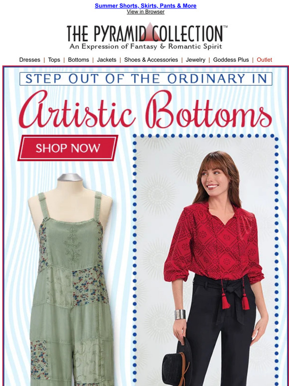 Pyramid Collection: So Many Dreamy Summer & Romantic Bottoms ~ Shop Now ...