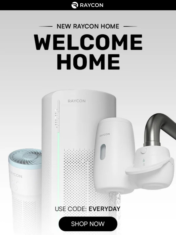 Raycon: Pure, cleaner living made easy. Meet Raycon Home. | Milled