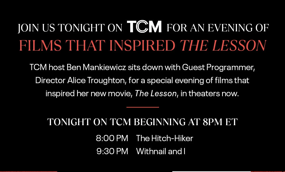 Turner Classic Movies: Join Guest Programmer Alice Troughton This ...