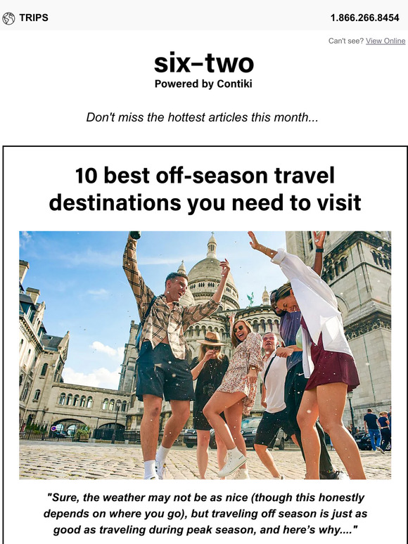 Contiki: 10 best off-season travel destinations you need to visit | Milled
