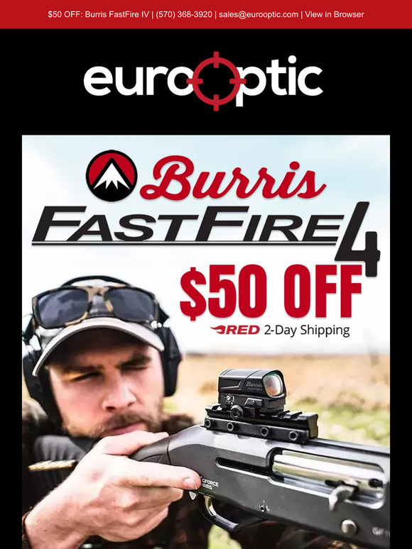 EuroOptic: $50 OFF: Burris FastFire IV Multi-Reticle Red Dot Sight ...