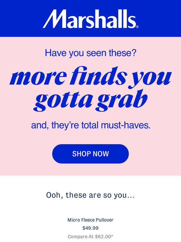 Marshalls: Check these out… | Milled