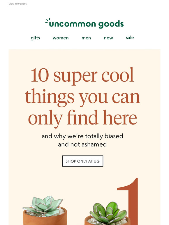 UncommonGoods: 10 super cool things you can only find here | Milled
