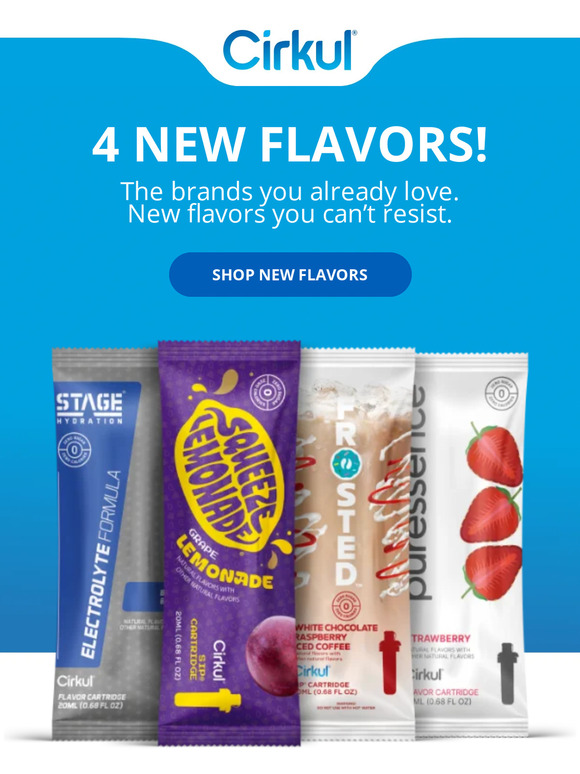 Cirkul: We've Got Delicious New Flavors 😋 | Milled