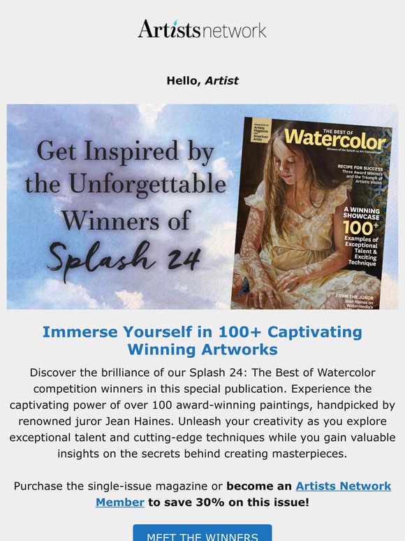 Artists Network: Discover 100+ Winning Watercolor Paintings to Inspire ...