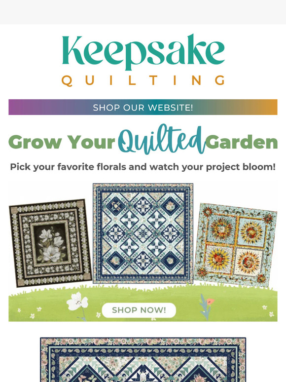 Keepsake Quilting: 🧵🌼 Grow Your Quilted Garden! | Milled