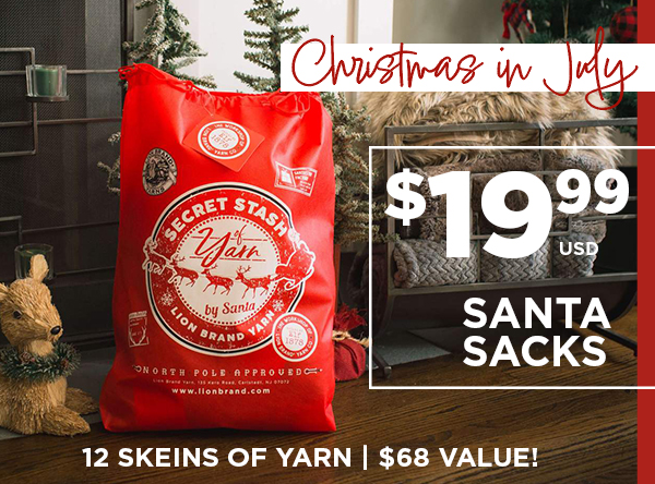 Lion Brand Yarn: Santa Sacks are Here! | Milled