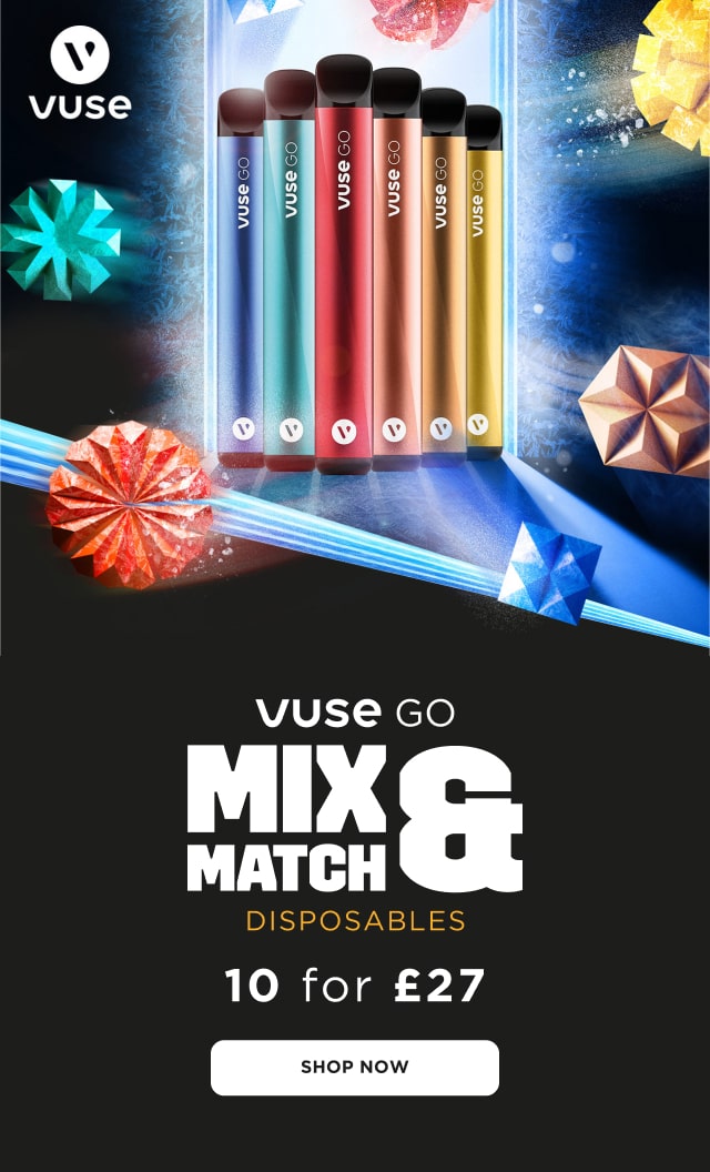 Ten Motives: Vuse GO Disposables Mix and Match 10 for £27 | Milled