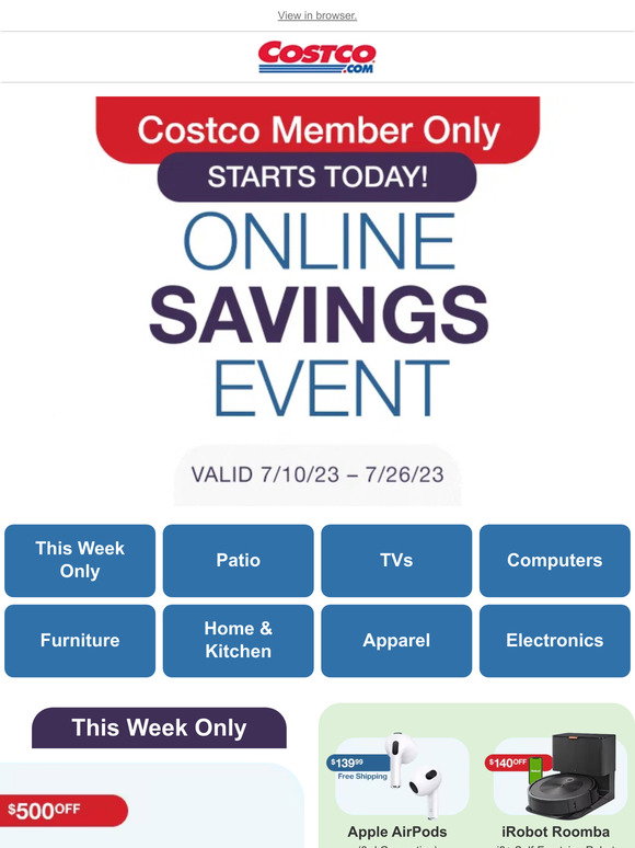 Costco: JUST UNLOCKED! New Member-Only Savings START NOW! | Milled