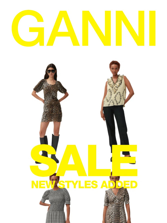 Ganni: SALE JUST GOT BETTER: NEW STYLES ADDED ️‍🔥 🥵 | Milled