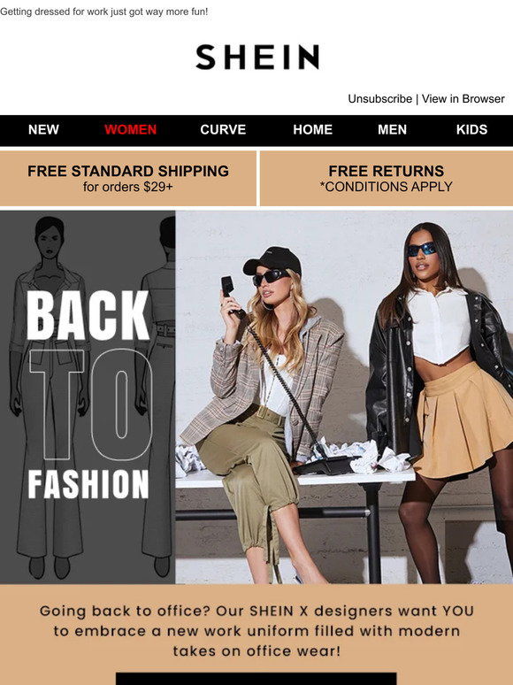 SHEIN: Back to Office? More Like Back to Fashion! | Milled