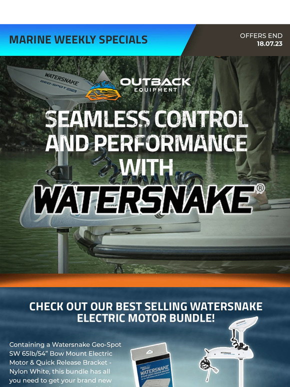 Outback Equipment: Biggest Bundle Savings on Watersnake Electric Motors ...