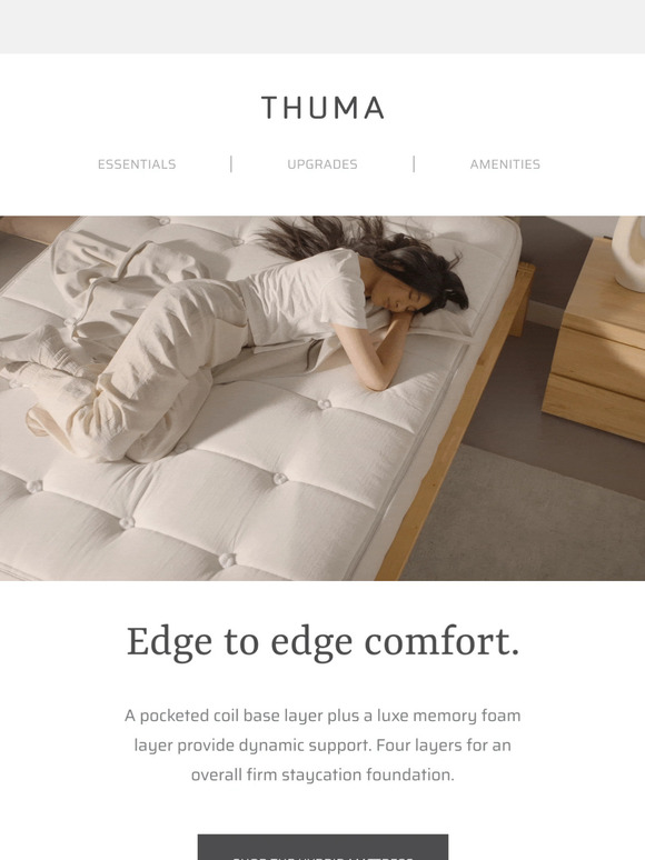 Thuma: Meet The Hybrid Mattress. | Milled