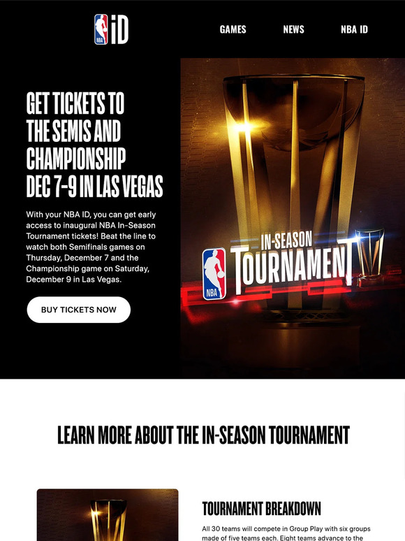 nba league pass au: See the First-Ever NBA In-Season Tournament | Milled