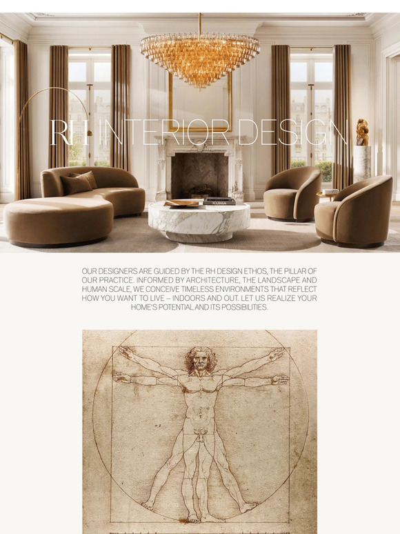 Restoration Hardware: RH Interior Design. Imagine the Possibilities ...