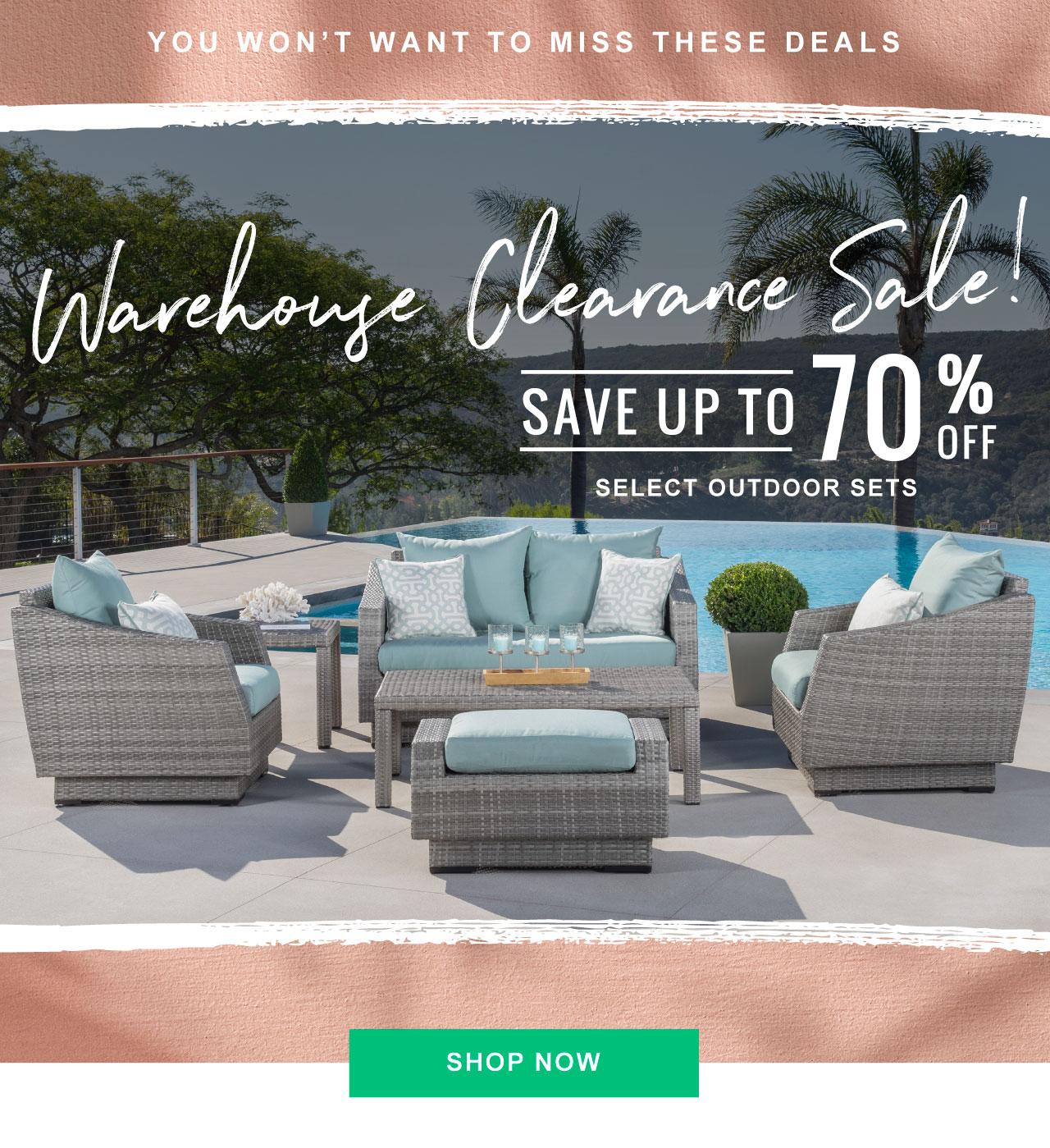 RST Brands Warehouse Clearance Sale Up to 70 Off Premium Outdoor Furniture Milled