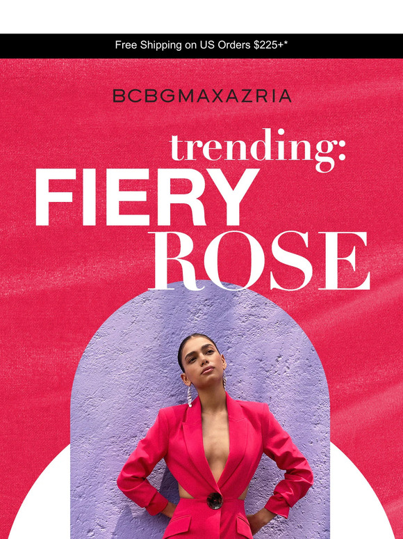 BCBG: Bye, hot pink. Hi, FIERY ROSE | Milled