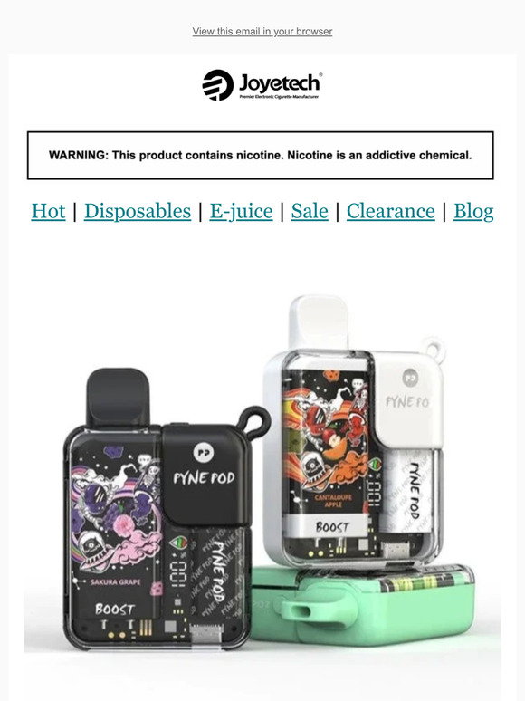 Joyetech: 🥰New Arrival - Pyne Pod Disposable vape 8500 Puffs. | Milled