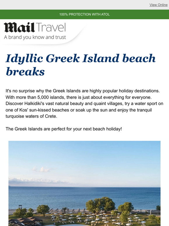 Mail Travel: Idyllic Greek Island beach breaks | Milled