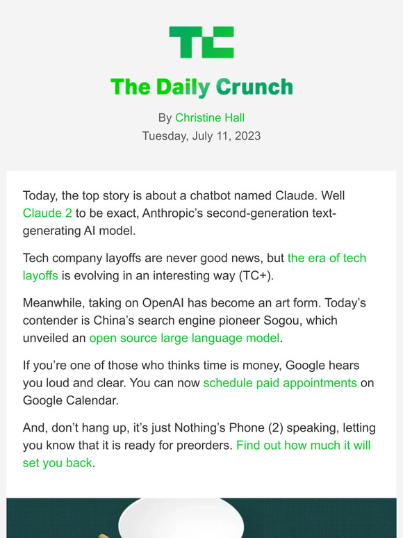 TechCrunch: Open AI rival Anthropic unveils Claude 2, its next ... TechCrunch: Open AI rival Anthropic unveils Claude 2, its next ...