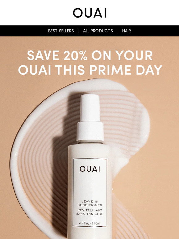OUAI: Save 20% on your OUAI this Prime Day | Milled