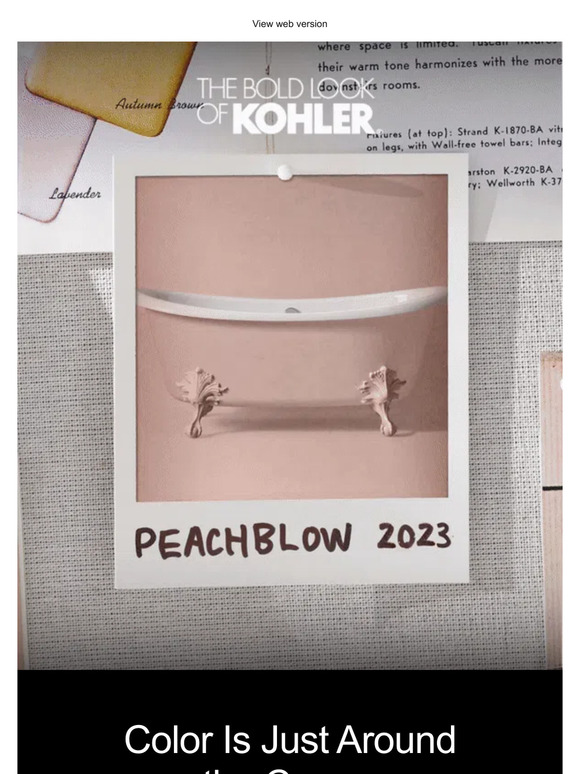 Kohler: Heritage colors are just around the corner | Milled