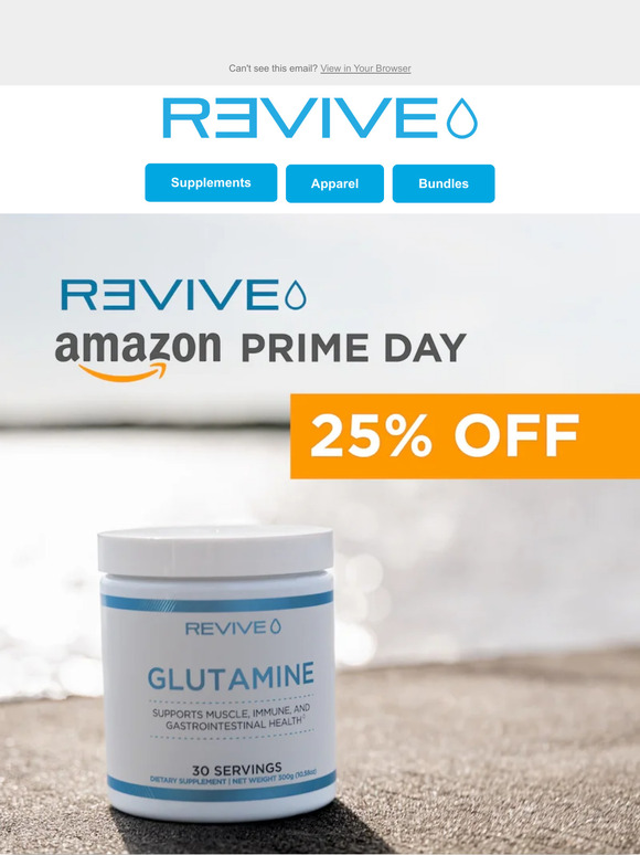 Revive Supplements: Amazon Prime Day Is Here 📦 Save 25% On Revive ...