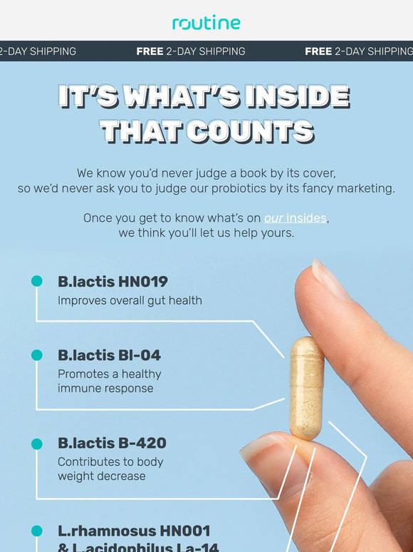 Daily Routine: What's inside your probiotics? | Milled