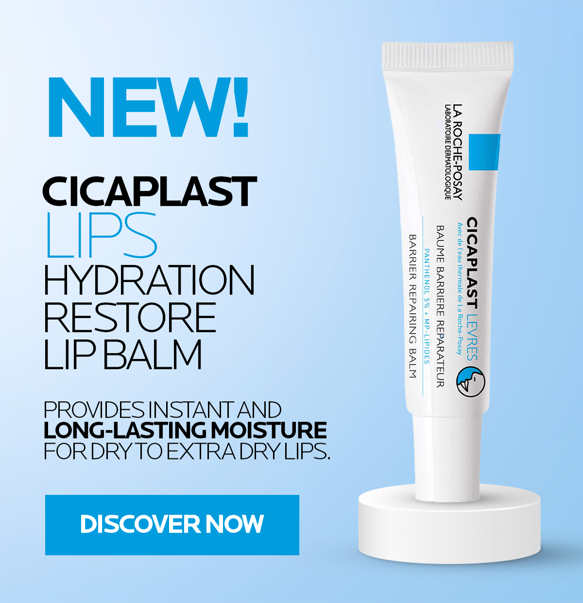 La Roche-Posay: NEW! Cicaplast Lips Hydration Restore Lip Balm | Milled