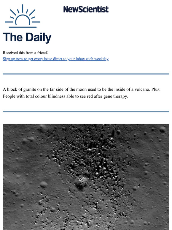 New Scientist: Huge slab of radioactive volcanic granite buried on the ...